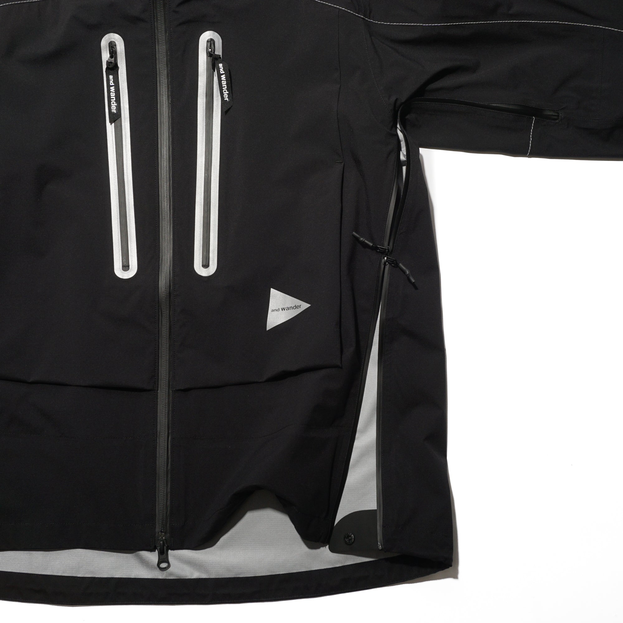 And Wander Pertex Shield Rain Jacket - Black | Garmentory