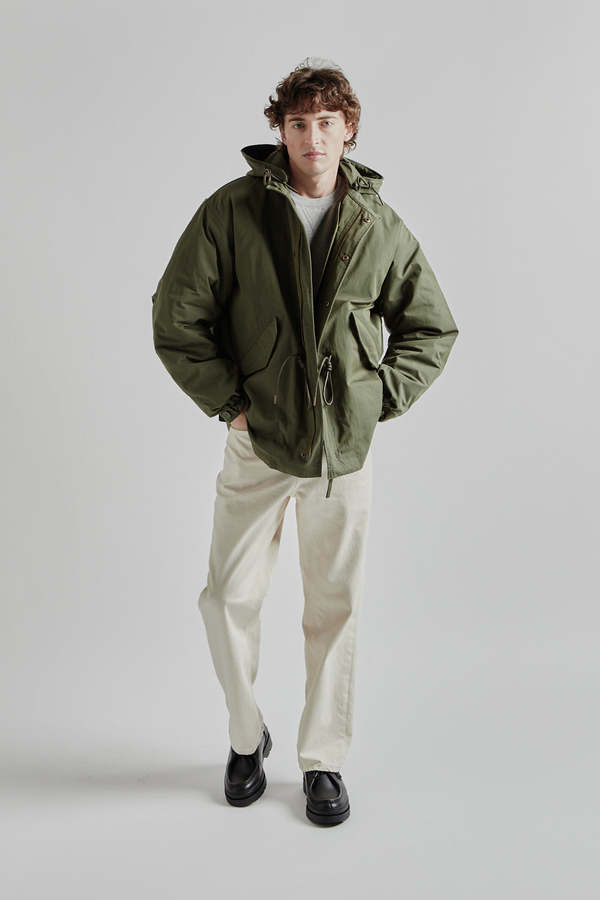 FRIZMWORKS Oscar Fishtail Jacket - Olive | Garmentory