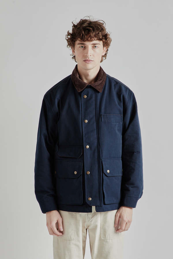 FRIZMWORKS Royal Hunting Jacket - Navy | Garmentory