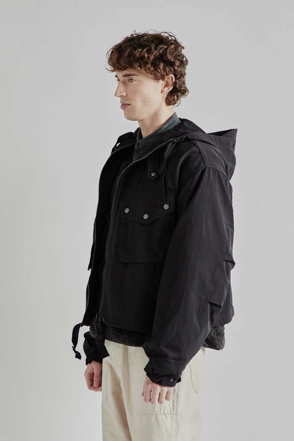 FRIZMWORKS Smock Hooded Parka - Black | Garmentory