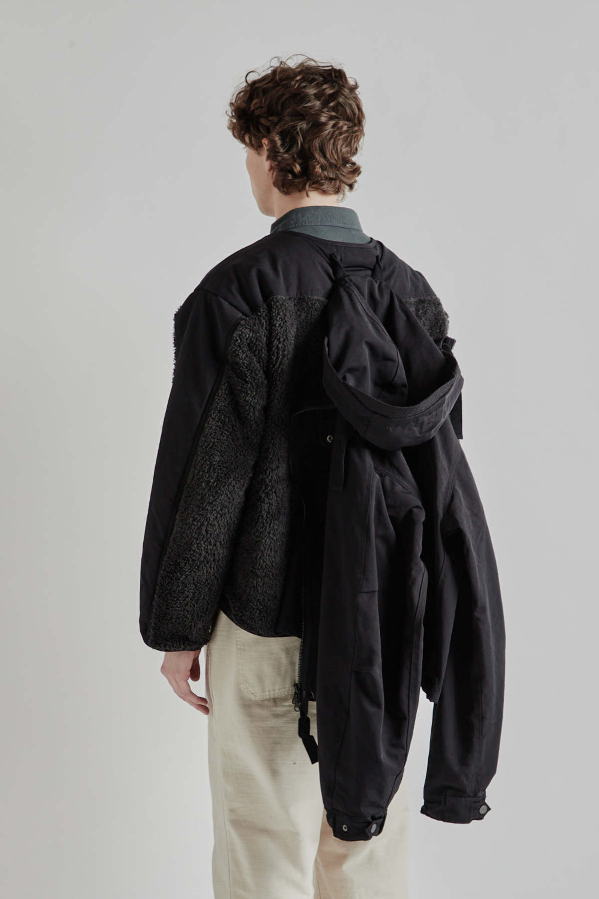 FRIZMWORKS Smock Hooded Parka - Black | Garmentory