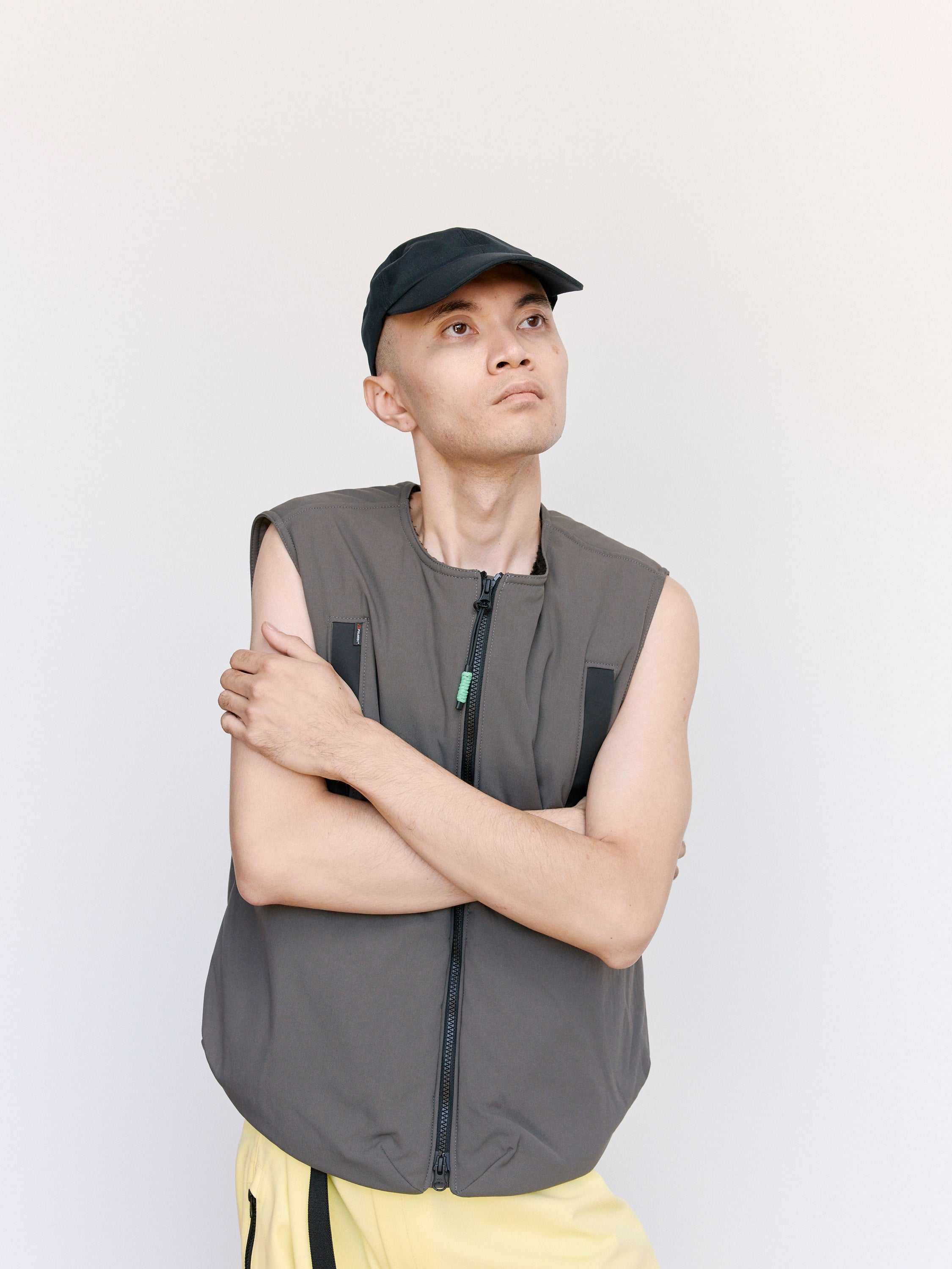 GR10K Light Cordura Deck Operator Padded Vest - Dove Gray | Garmentory