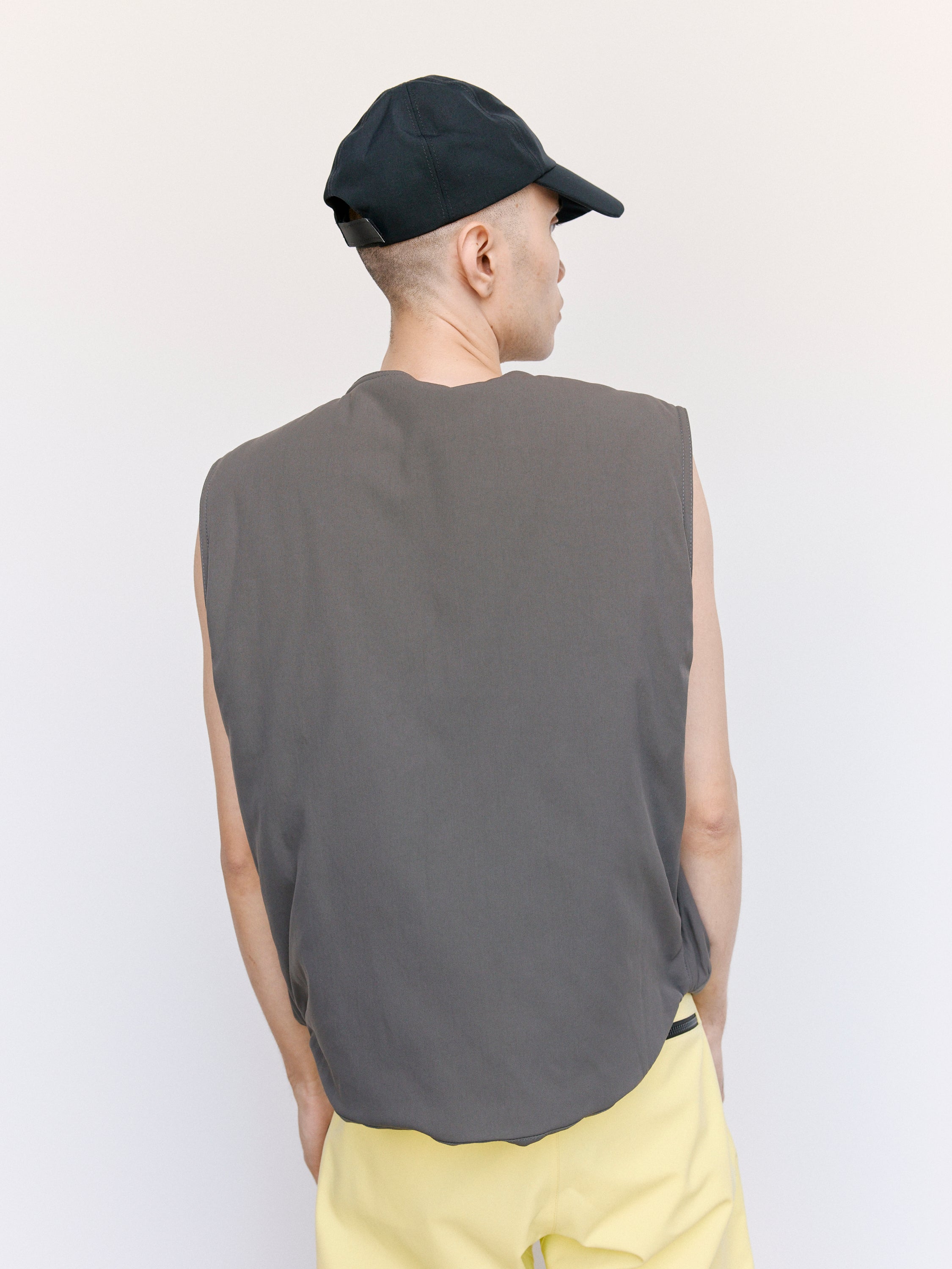 GR10K Light Cordura Deck Operator Padded Vest - Dove Gray | Garmentory