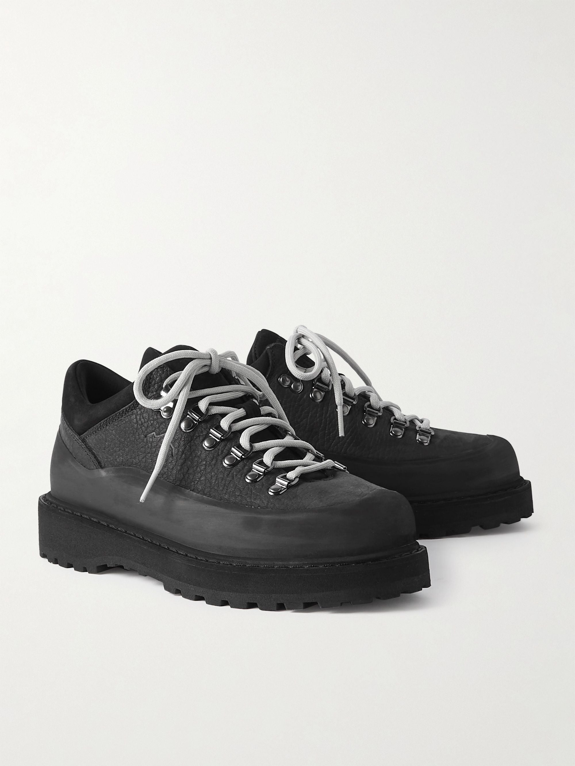 Diemme Cornaro Gomma Leather Boots - Black | Garmentory