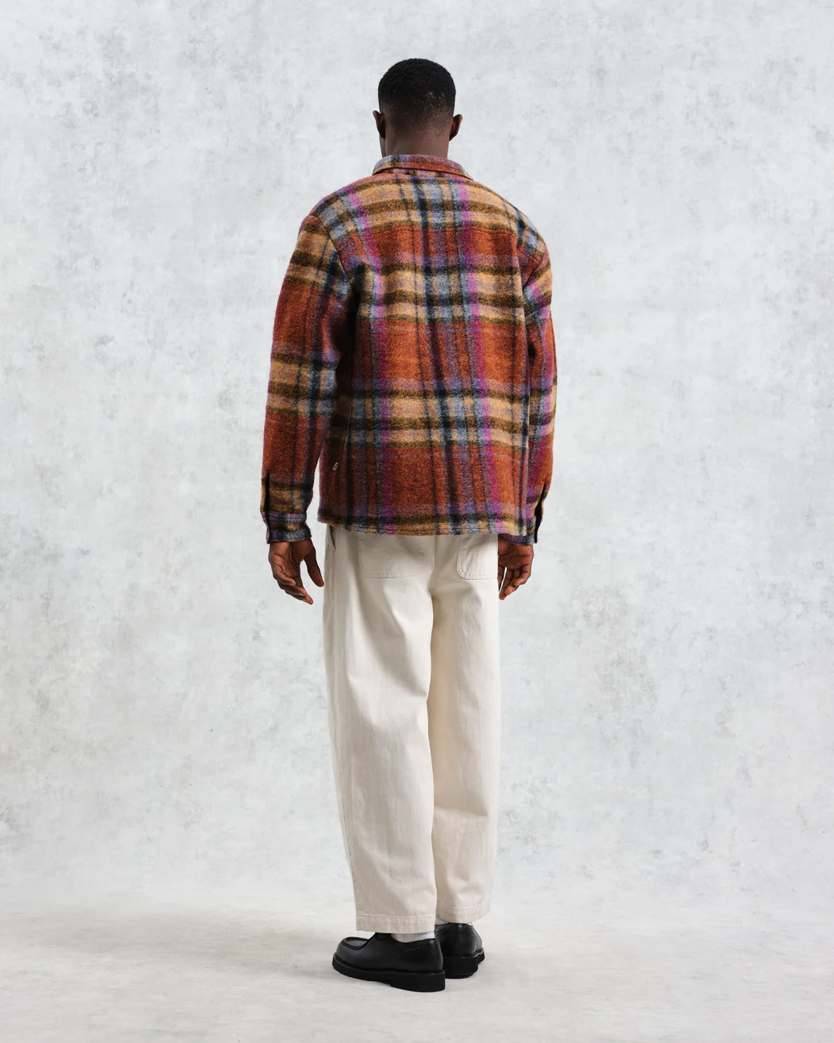 Wax London WHITING WOOL BLEND Shirt - CHECK | Garmentory