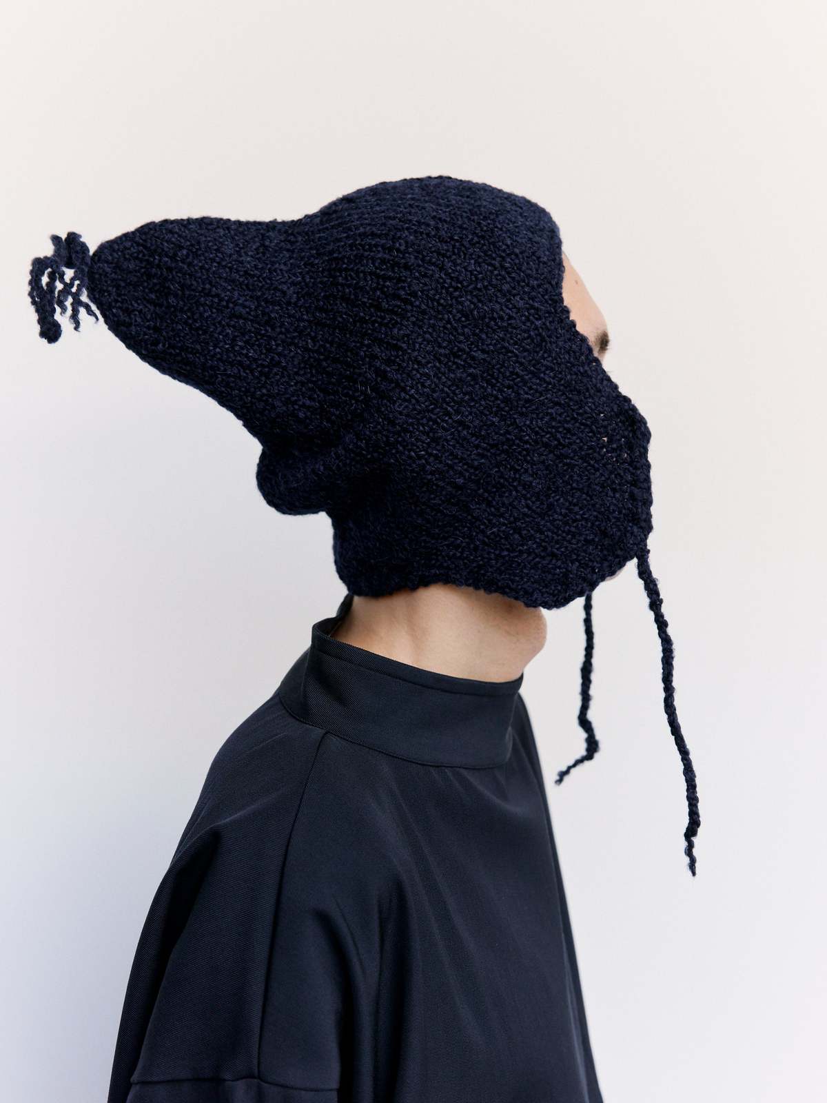 SONO Alpaca Wool Hanna Hat - Navy | Garmentory