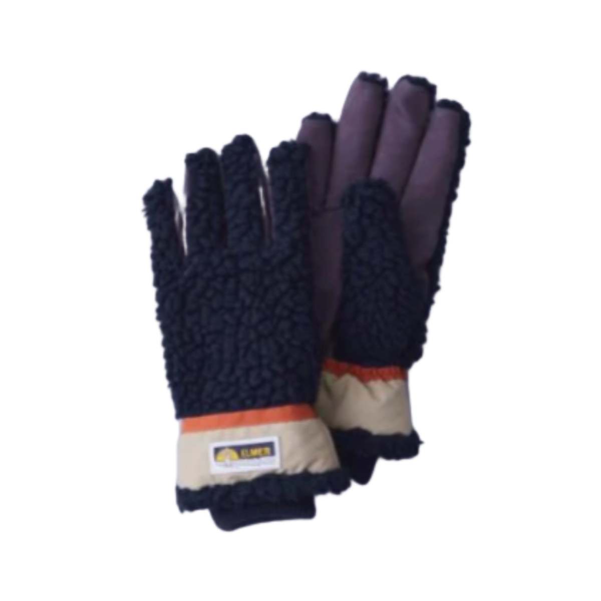 Elmer Gloves 5 Fingers Wool Pile Teddy Gloves - Navy | Garmentory