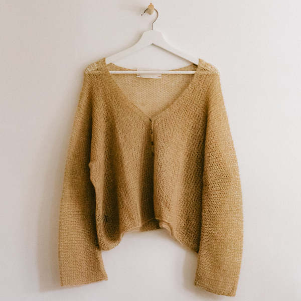 Album Di Famiglia HK Cardigan - Plume Cream | Garmentory