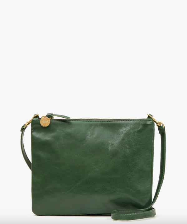 Clare V. Double Sac Bretelle - Evergreen Rustic | Garmentory