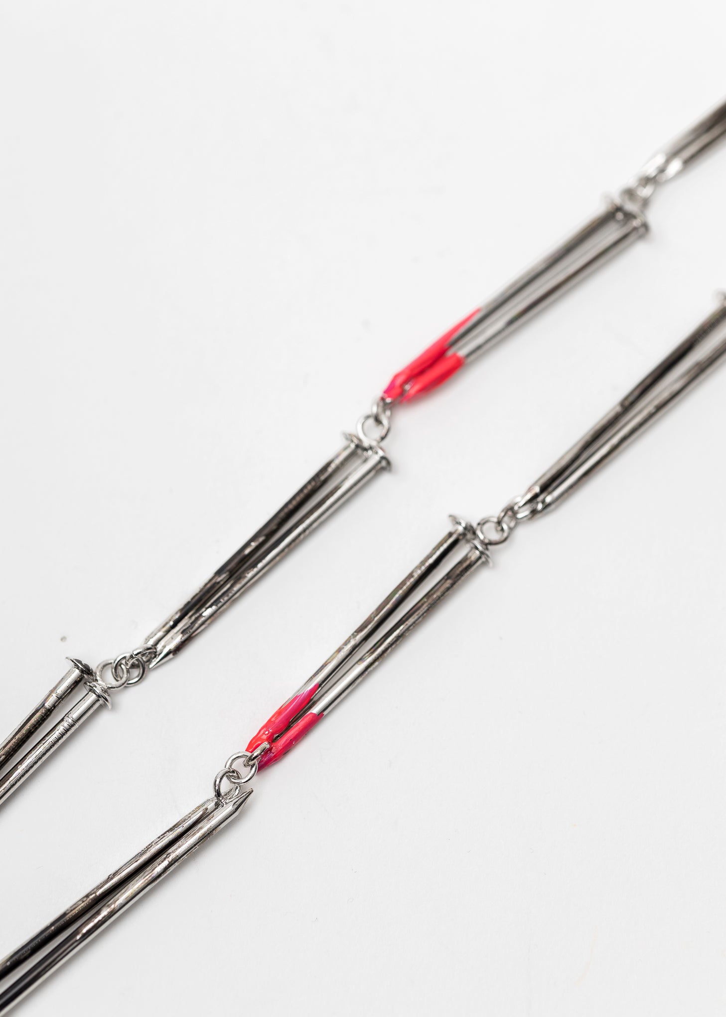 Kidill SILVER NAIL CHAIN NECKLACE - Multi | Garmentory