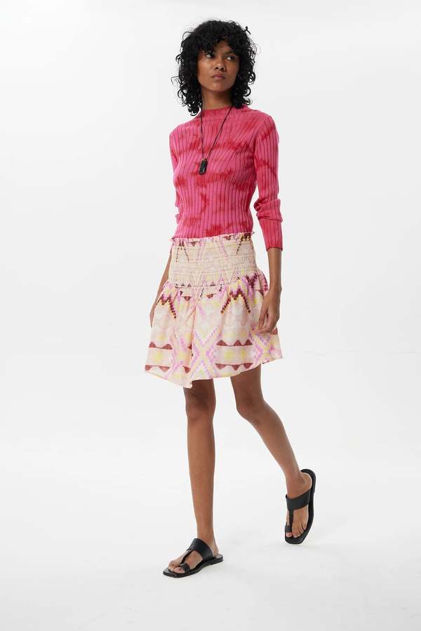 Maria Cher Cramer Zuria Mini Skirt - Pink Vision | Garmentory