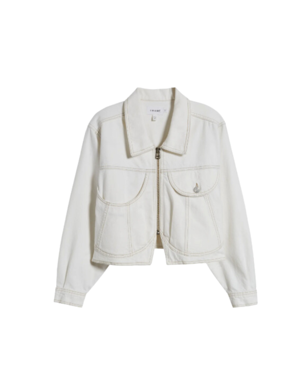 Frame Denim Heart Jacket - Au Natural Clean | Garmentory