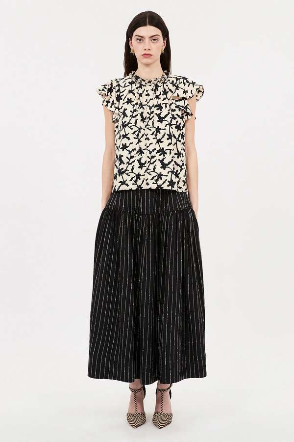 Ulla Johnson JULIA TOP - MOONSTONE | Garmentory