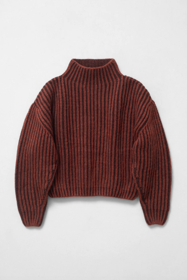 Micaela Greg Ines Sweater - Rust | Garmentory