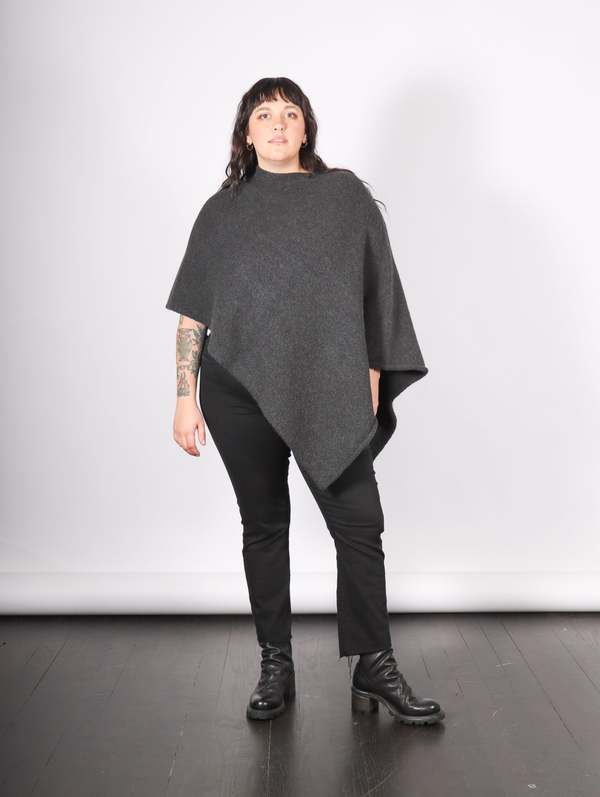 Lauren Manoogian Fold Poncho - Ink | Garmentory