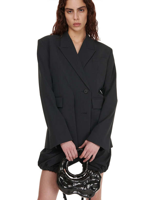 Ottolinger Signature Split Blazer - Black | Garmentory