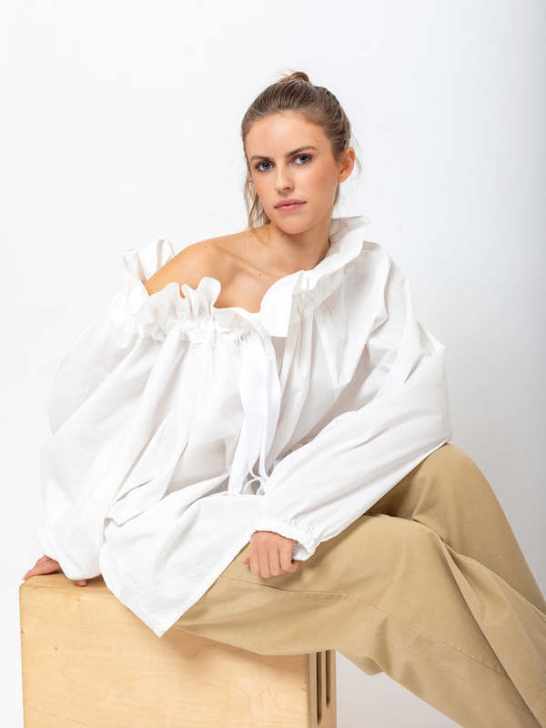 Aquarius Cocktail Beautiful Mess - White Poplin | Garmentory