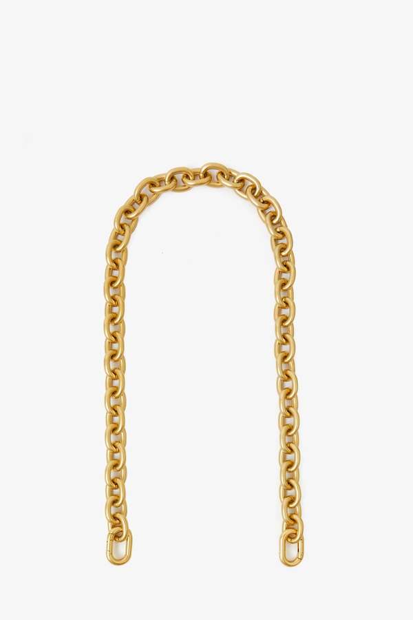 Clare V. Shoulder Strap Mini Link Chain - Vintage Gold | Garmentory