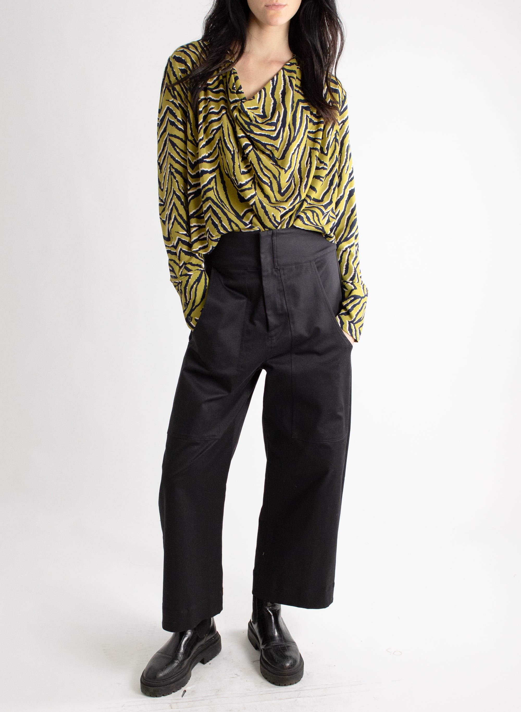 Meg Raya Cowl - Animal Print | Garmentory