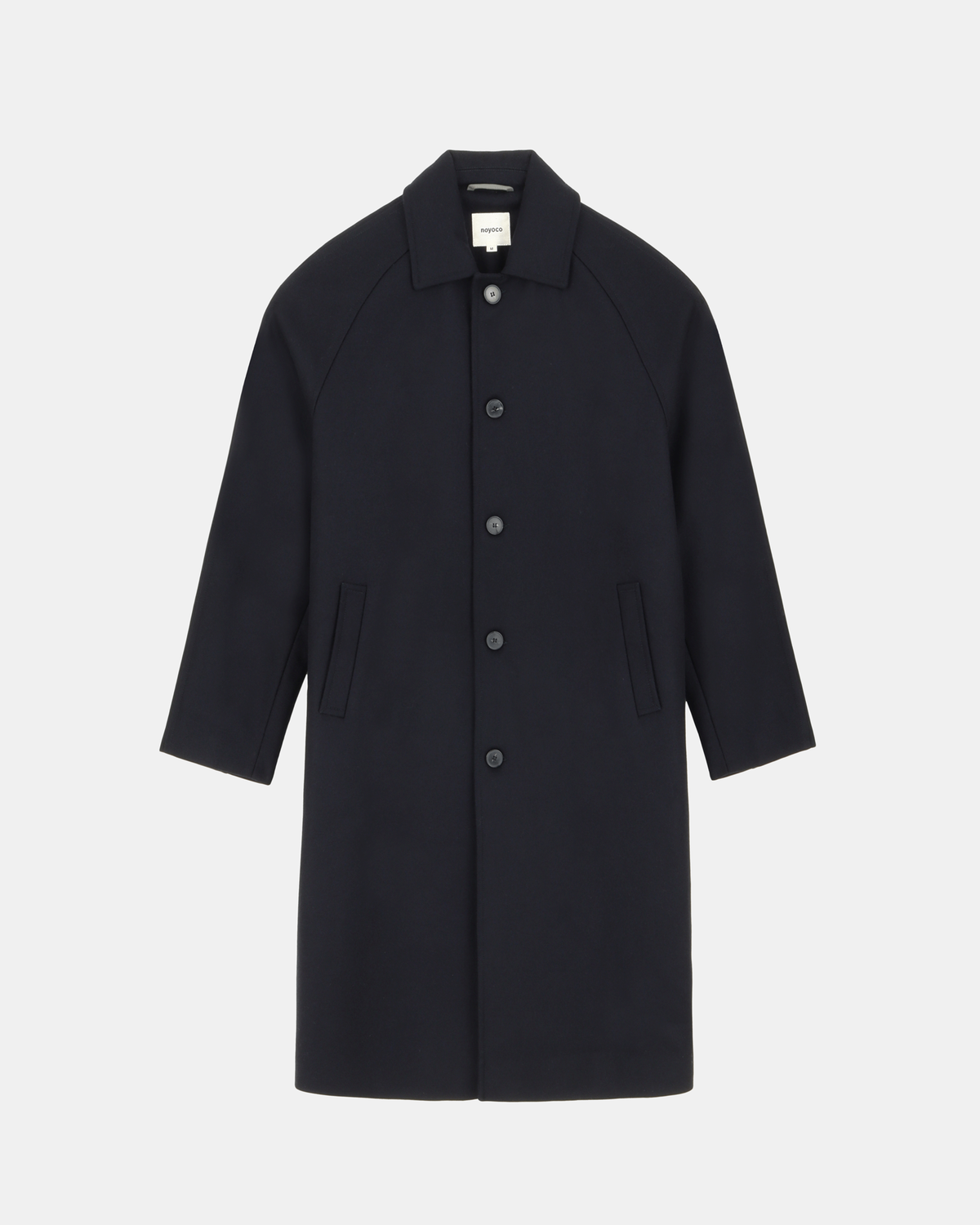 Noyoco Mac Mayfair Recycled Wool Coat - Midnight Blue | Garmentory