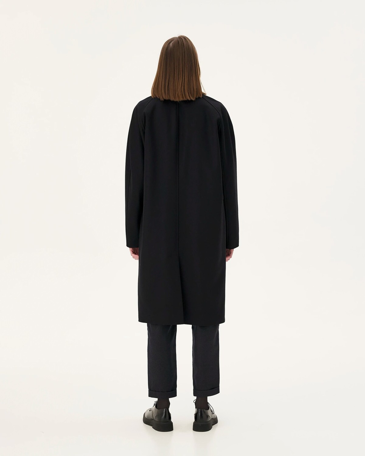 Noyoco Mac Mayfair Recycled Wool Coat - Midnight Blue | Garmentory