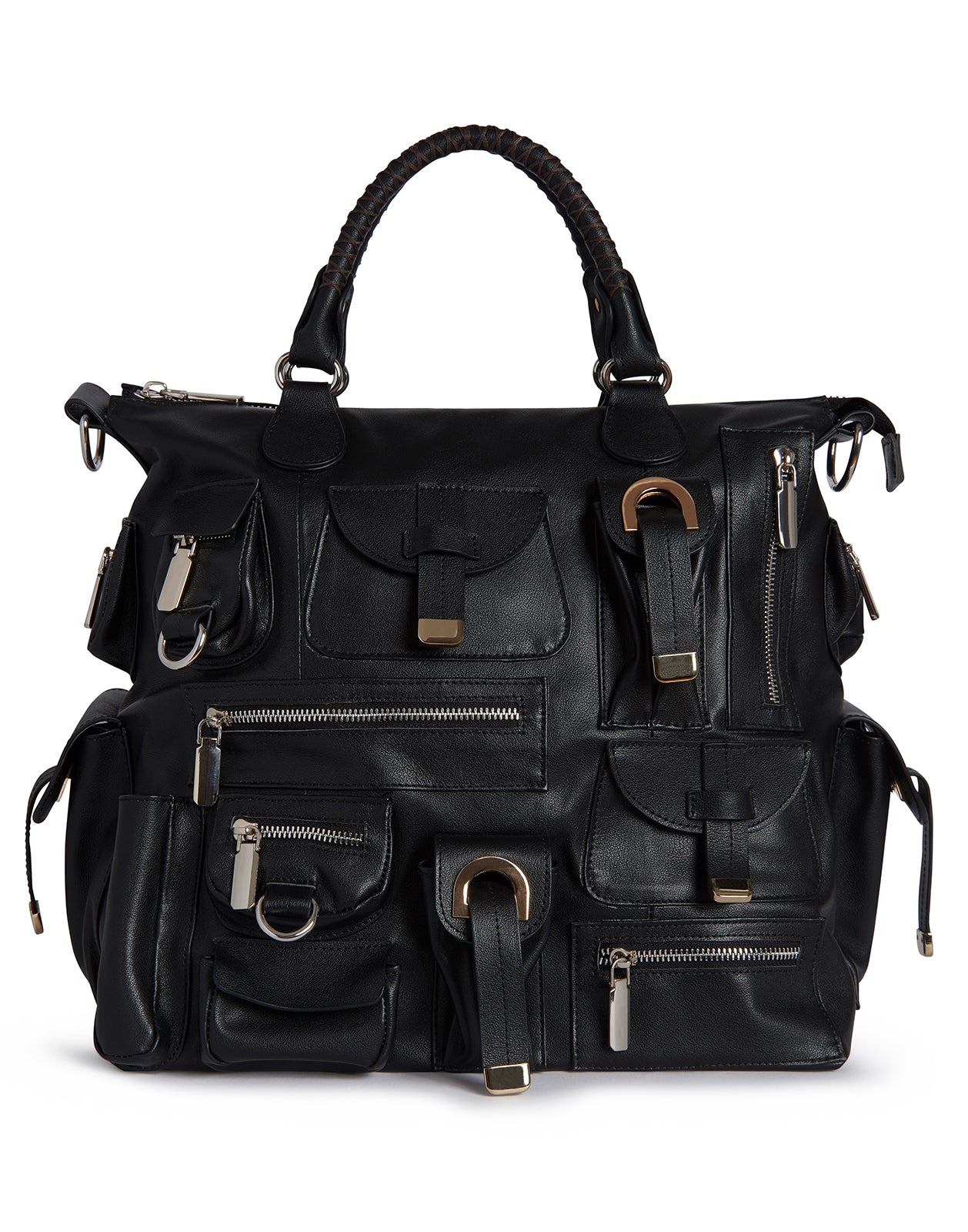 Cynthia Rowley Leather Cargo Pocket Bag | Garmentory