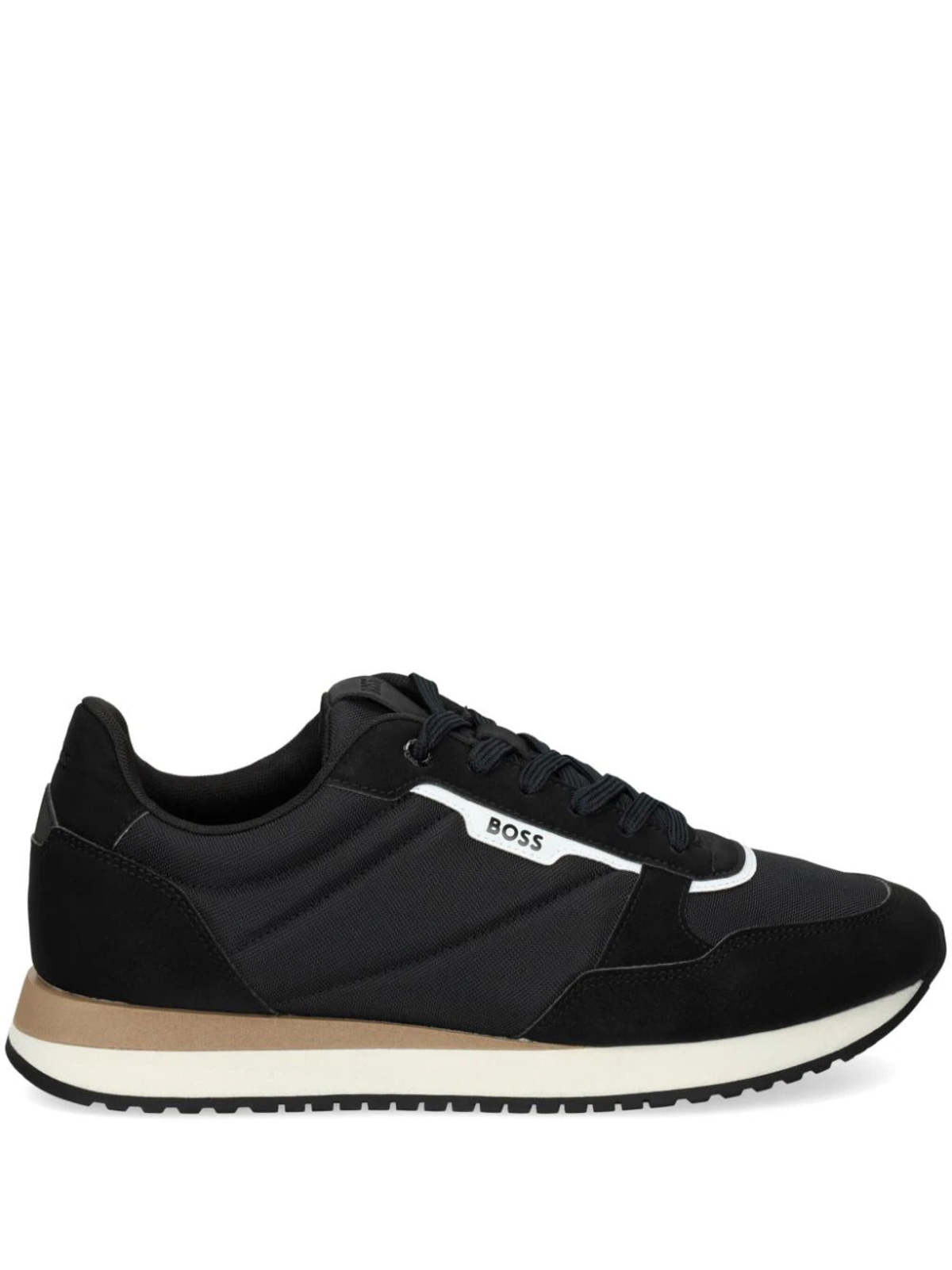Hugo Boss Men's Kai Retro Low-Profile Running Sneaker, Black | Garmentory