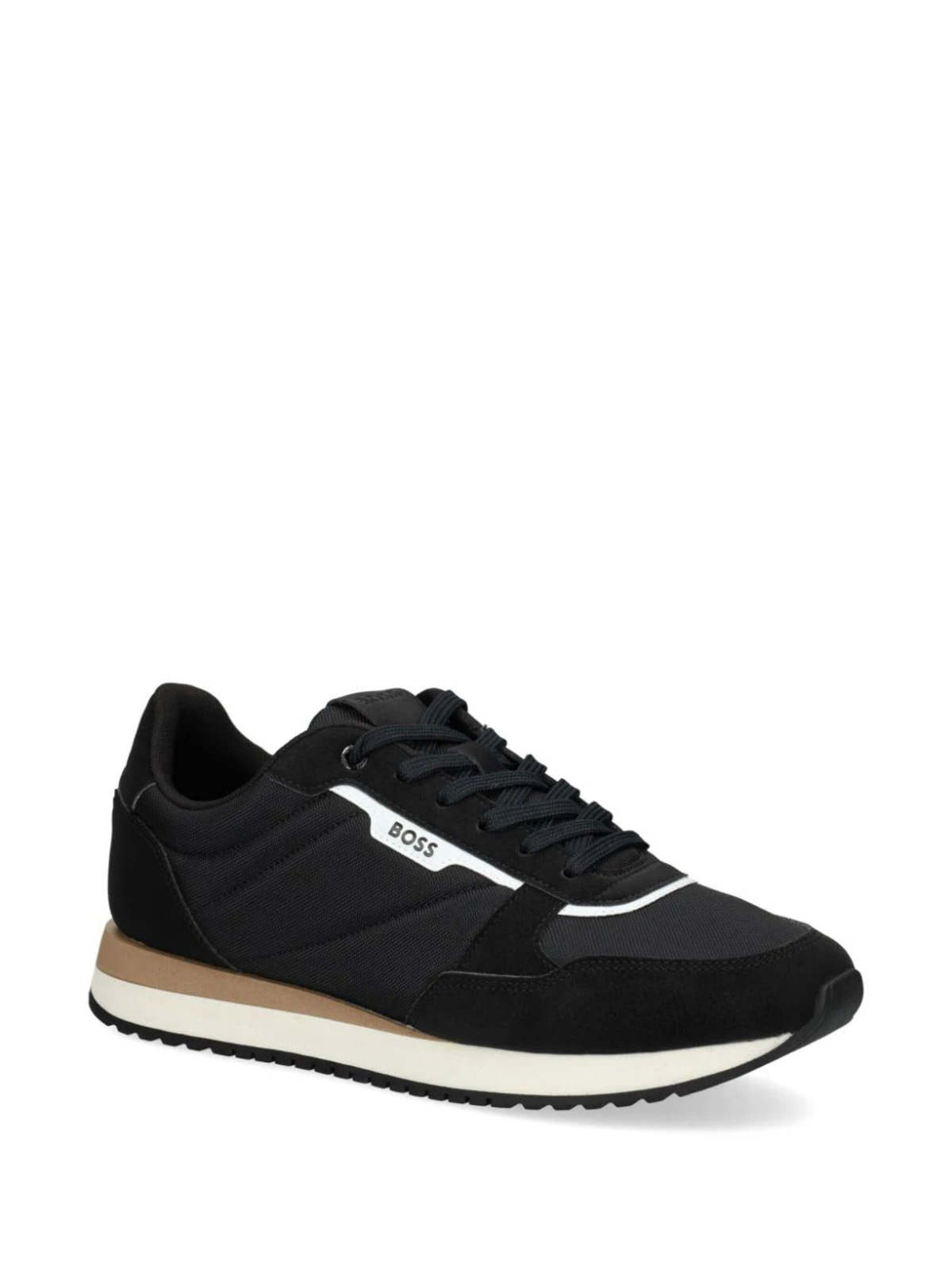 Hugo Boss Men's Kai Retro Low-Profile Running Sneaker, Black | Garmentory