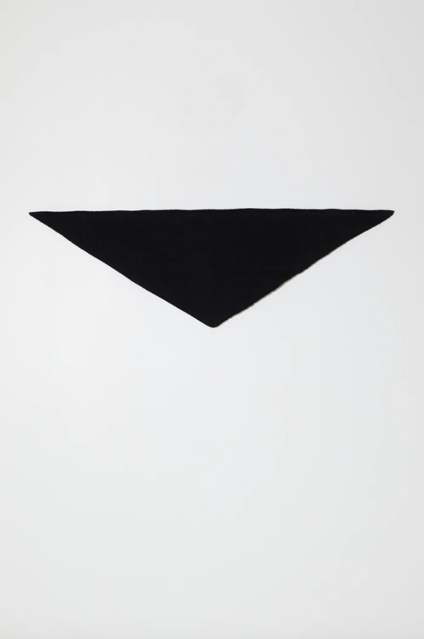 Atelier Delphine Triangle Scarf - Black | Garmentory