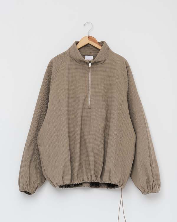 Colbo Half Zip Raglan Parka - Textured Faded Green | Garmentory