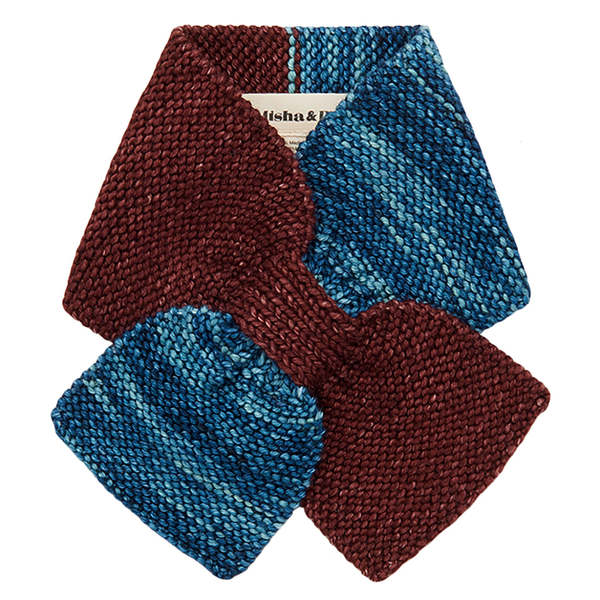 Misha & Puff Child Toboggan Scarf Ocean Blue Space Dye | Garmentory