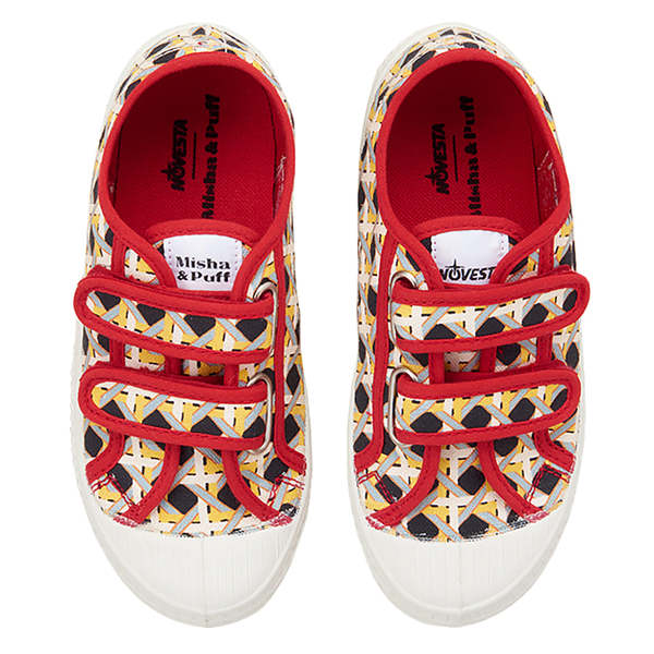 Misha & Puff x Novesta Child High Top Velcro Shoes Licorice Black ...