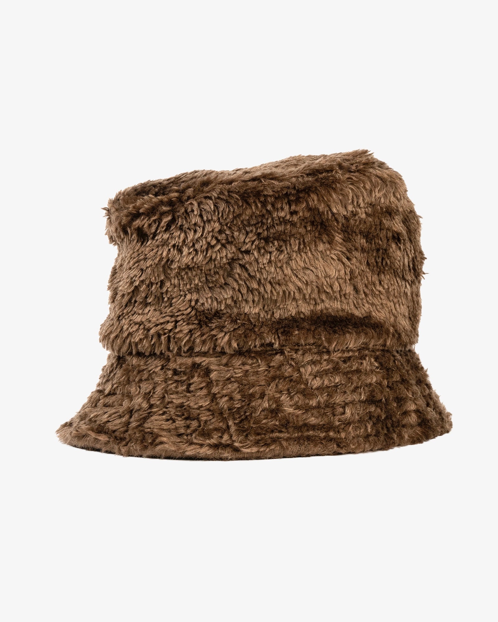Engineered Garments Acrylic Curly Fur Bucket Hat - Brown | Garmentory