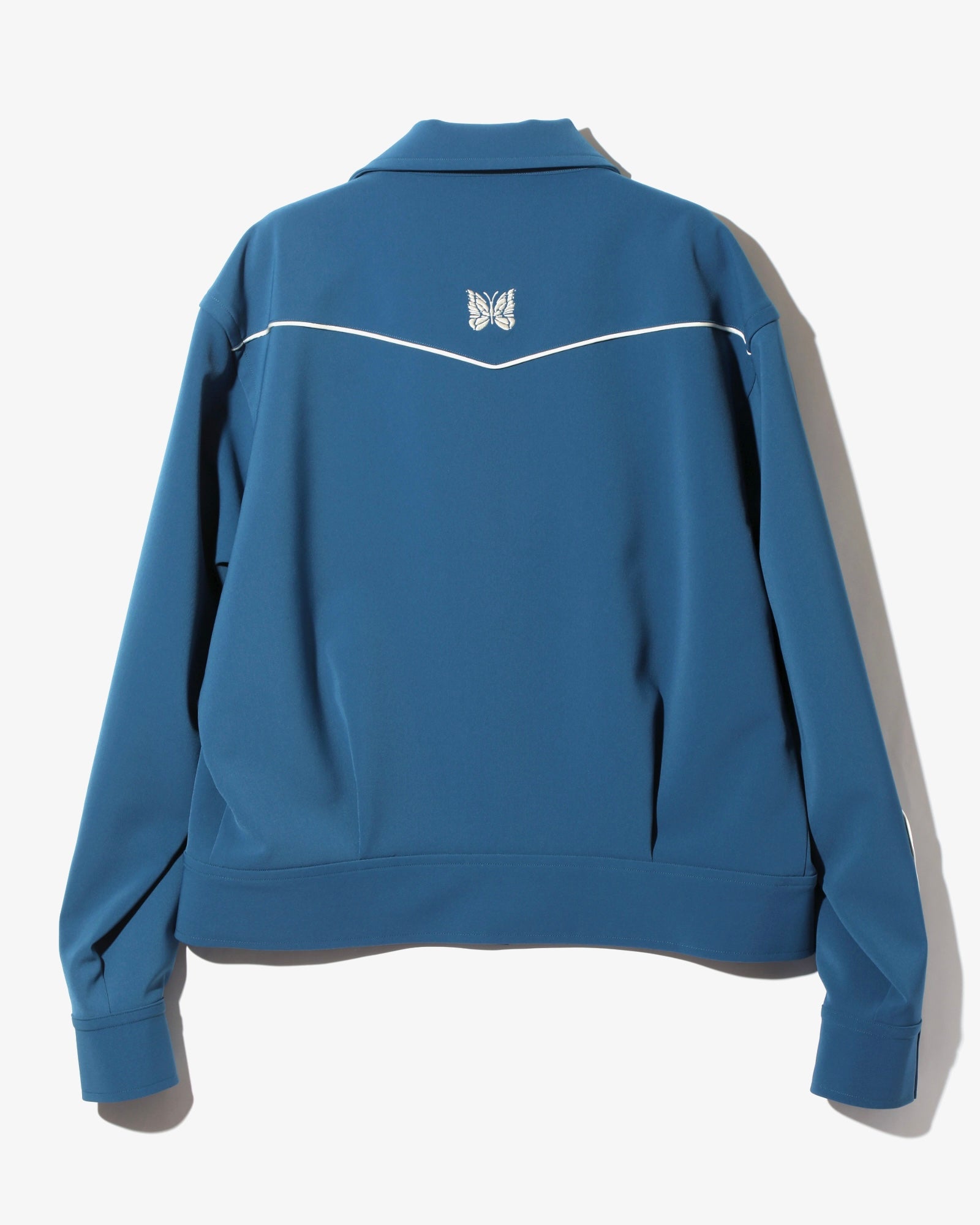 Needles PE/PU Double Cloth Piping Cowboy Jac - Marine Blue | Garmentory