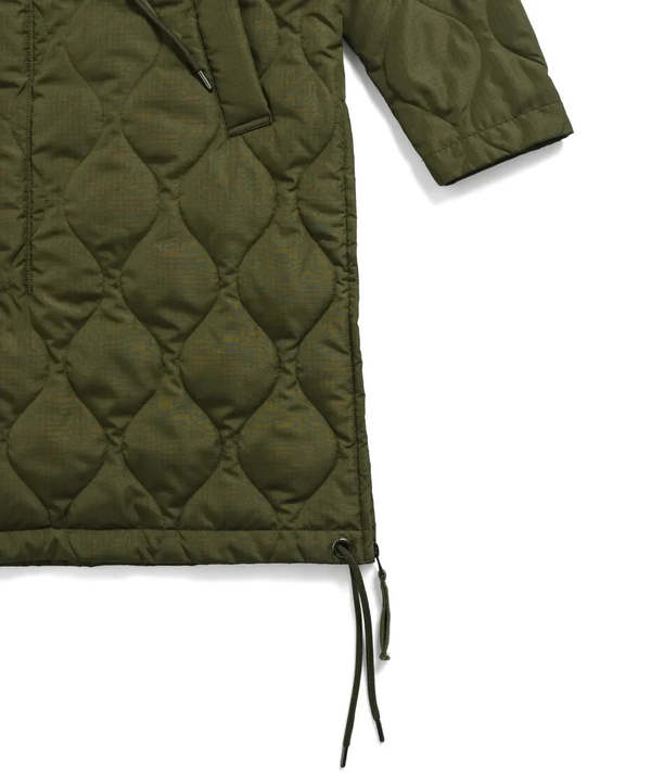 Taion Military Cinch Waist Down Jacket - Dark Olive | Garmentory
