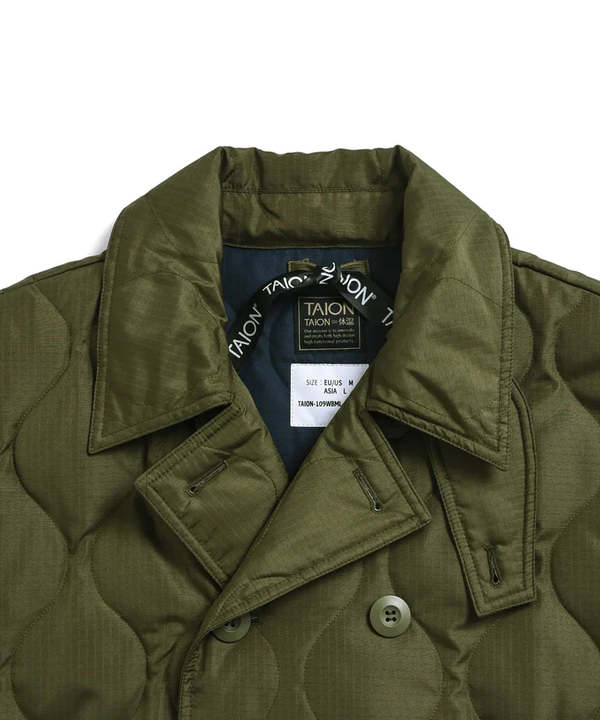 Taion Military Double Breasted Down Jacket - Black | Garmentory