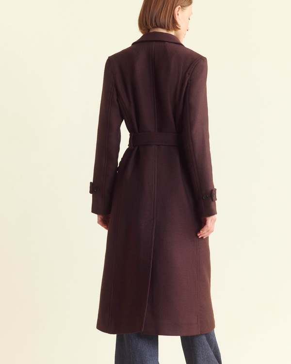 Billy Reid Officers Coat - Java | Garmentory