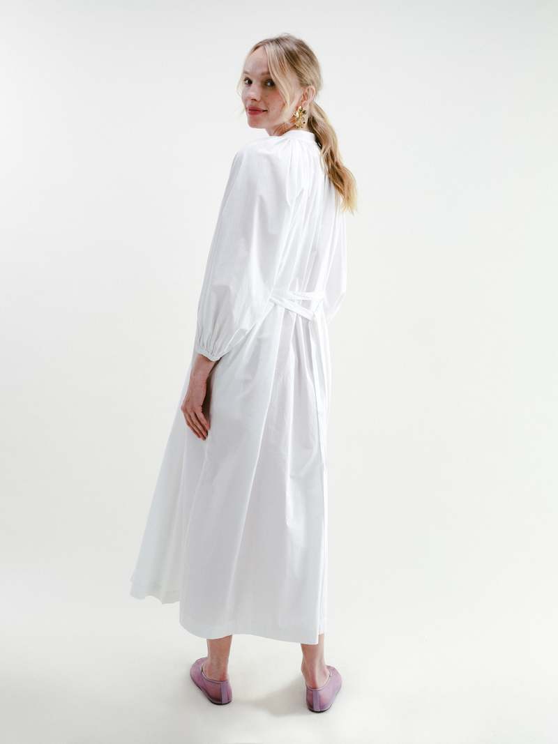 Darling Balcony Dress - Bright White | Garmentory