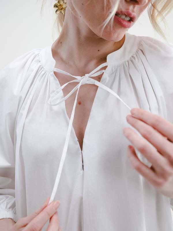 Darling Balcony Dress - Bright White | Garmentory