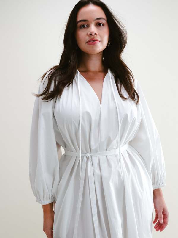 Darling Balcony Dress - Bright White | Garmentory