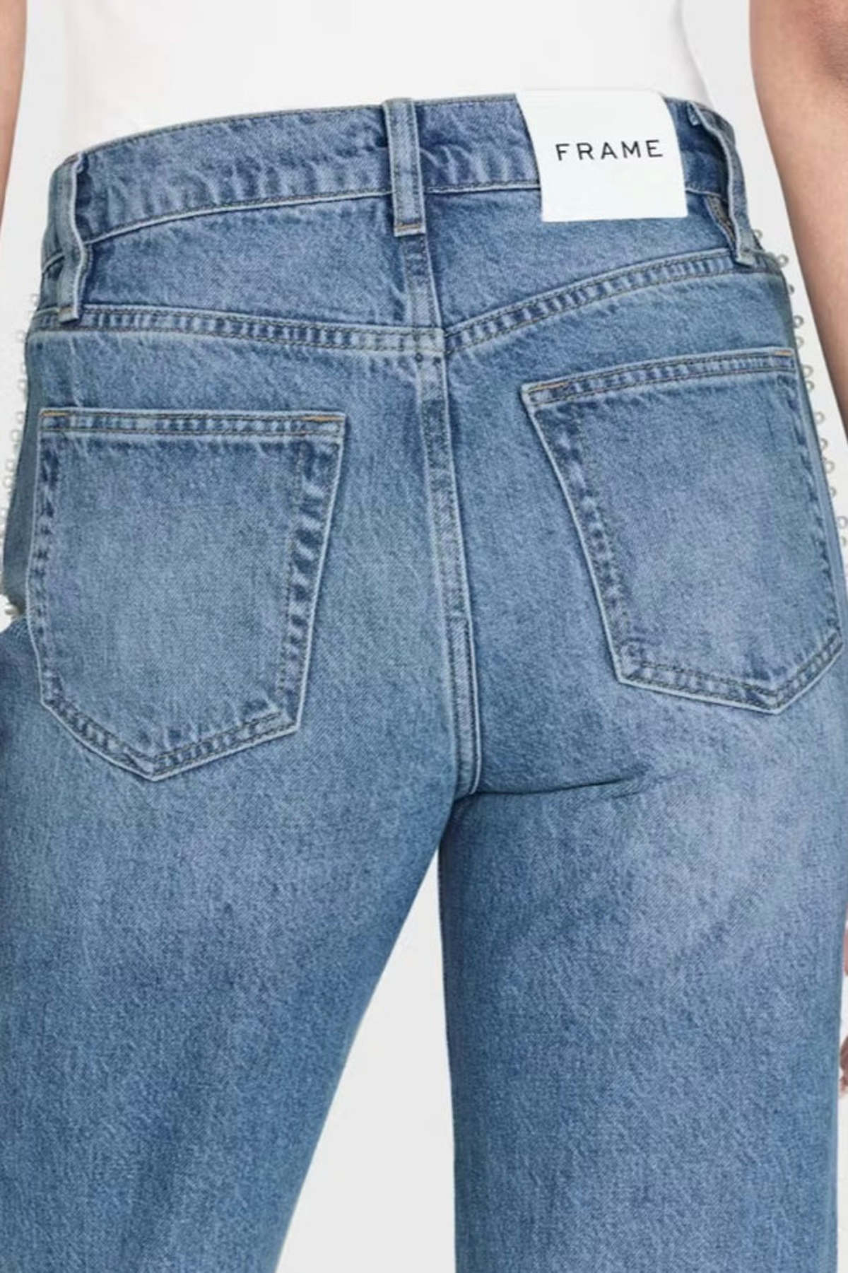 FRAME Denim Atelier Le Jane Crop - Daylight Pearl | Garmentory