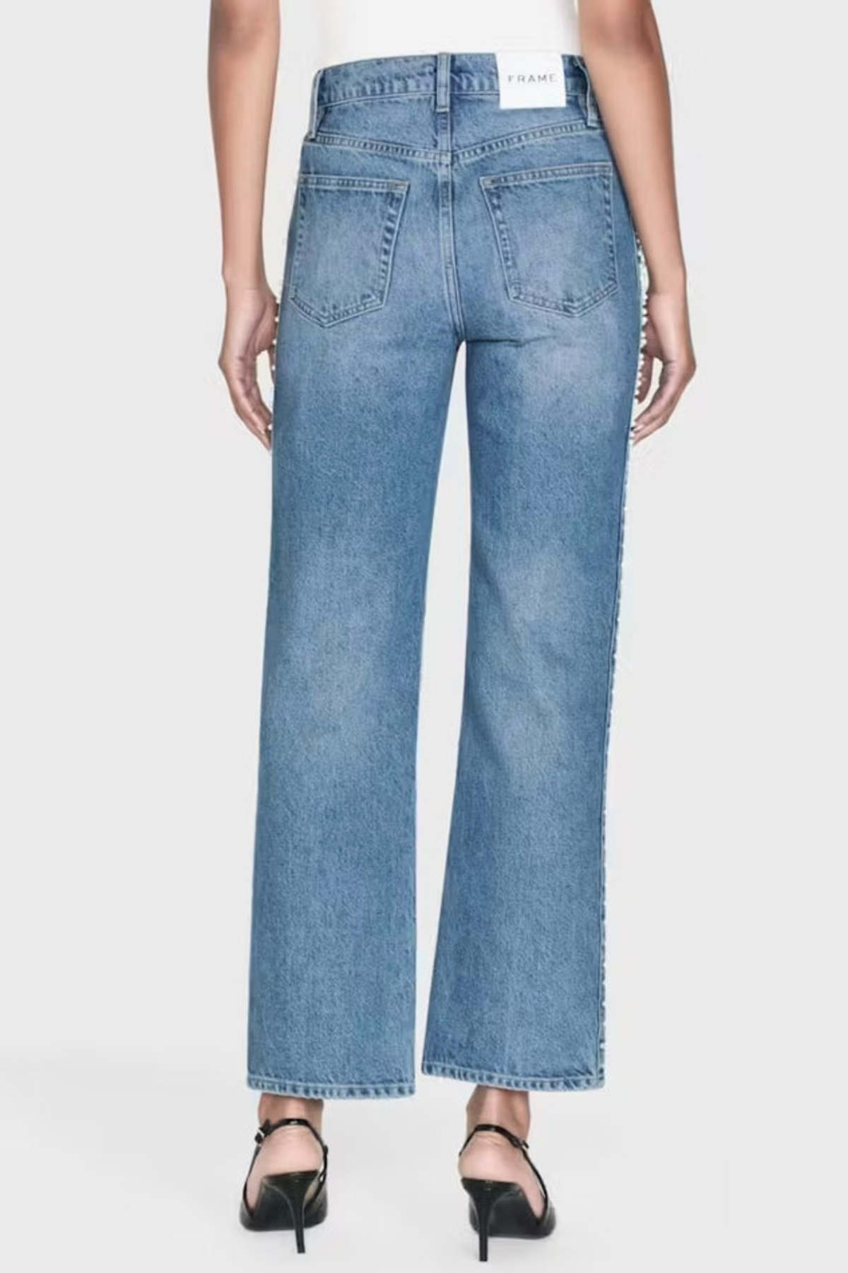 FRAME Denim Atelier Le Jane Crop - Daylight Pearl | Garmentory