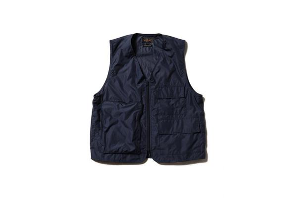 Beams + Military Over Vest - Navy | Garmentory