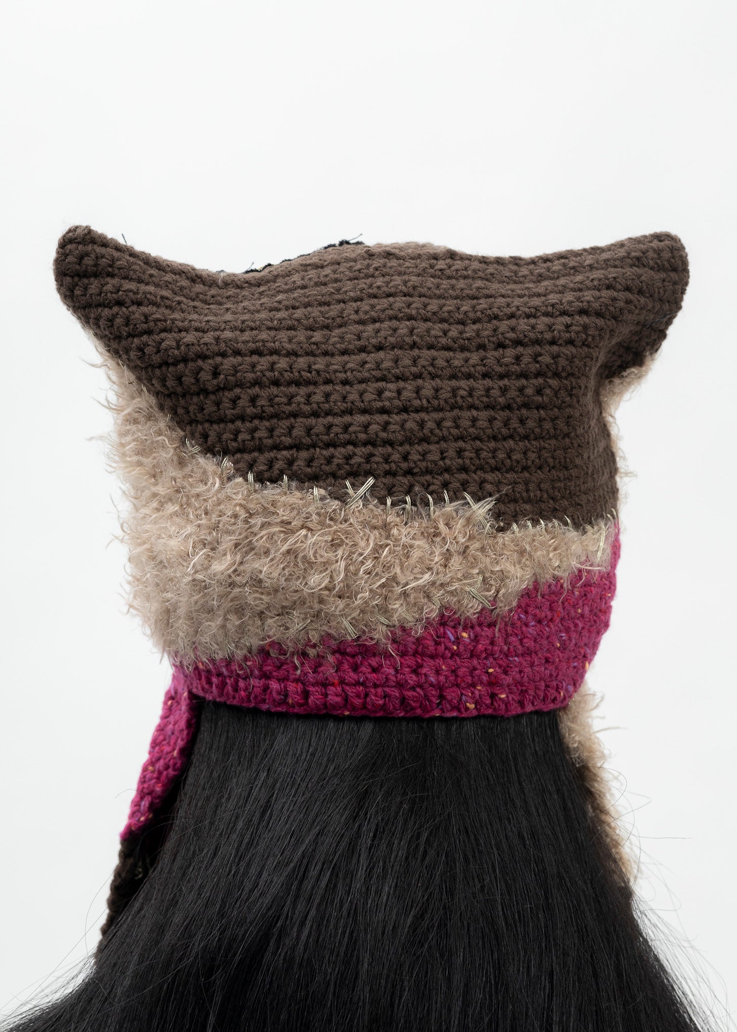 Kidill KHAKI GREEN WHO KILLED BAMBI HAND KNIT BEANIE - Multi | Garmentory