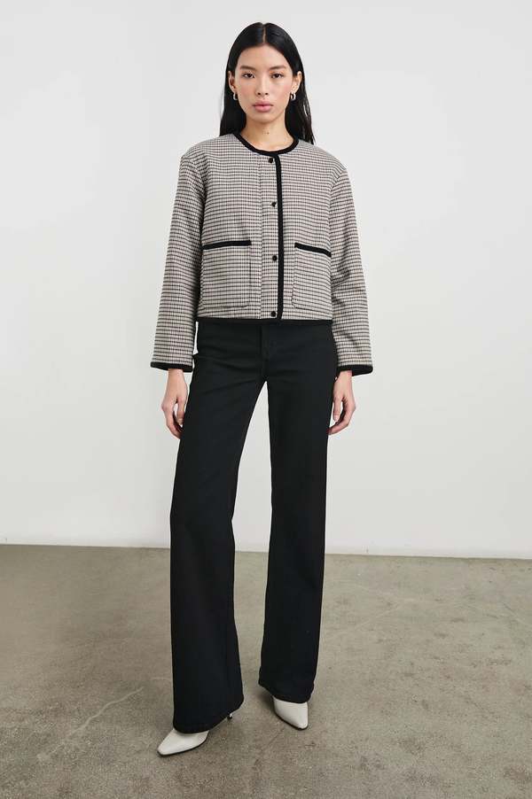 Rails Nota Jacket - Ice Taupe Minicheck | Garmentory