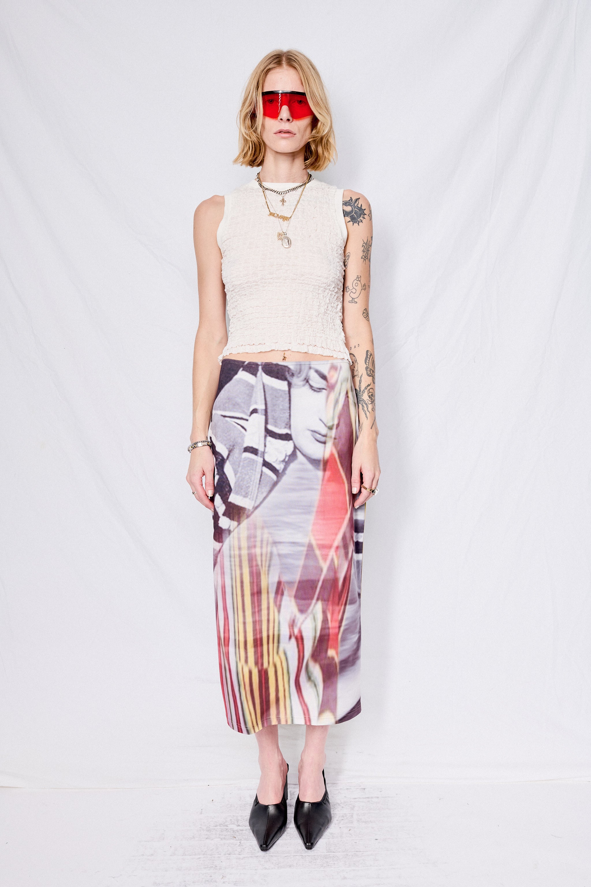 permanent vacation Signal Tank - Chalk | Garmentory