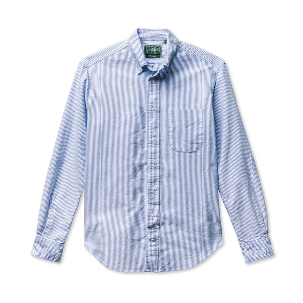 Gitman Bros. Oxford Shirt - Blue Stripe | Garmentory
