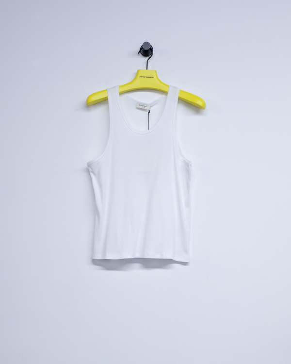 SECOND/LAYER Cotton Los Ninos Tank - White | Garmentory