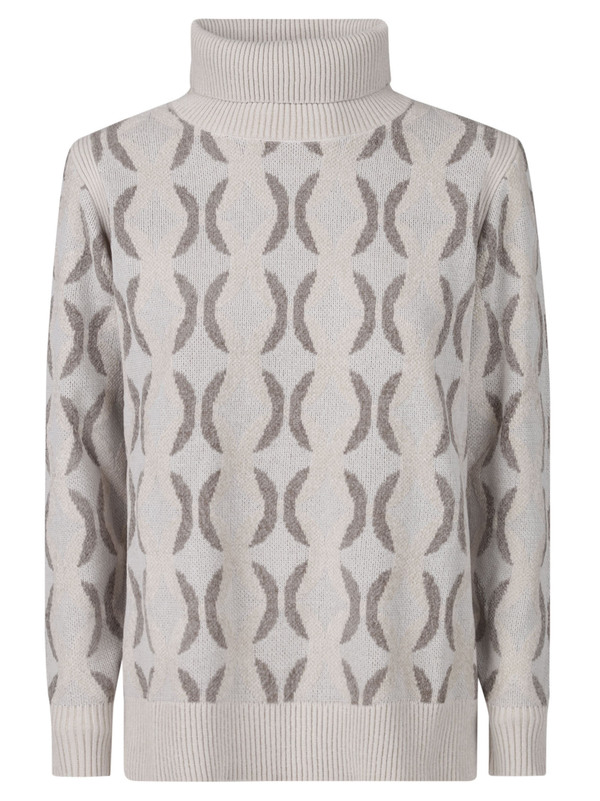 Rrd - Roberto Ricci Designs Velvet Chain Turtleneck - 84 Toupe | Garmentory