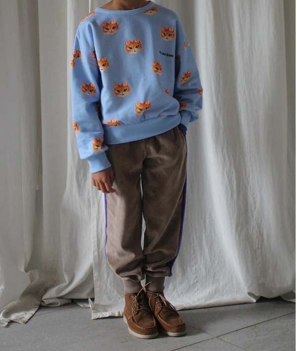 We Are Kids Tony Little Cats Sweatshirt - blue | Garmentory